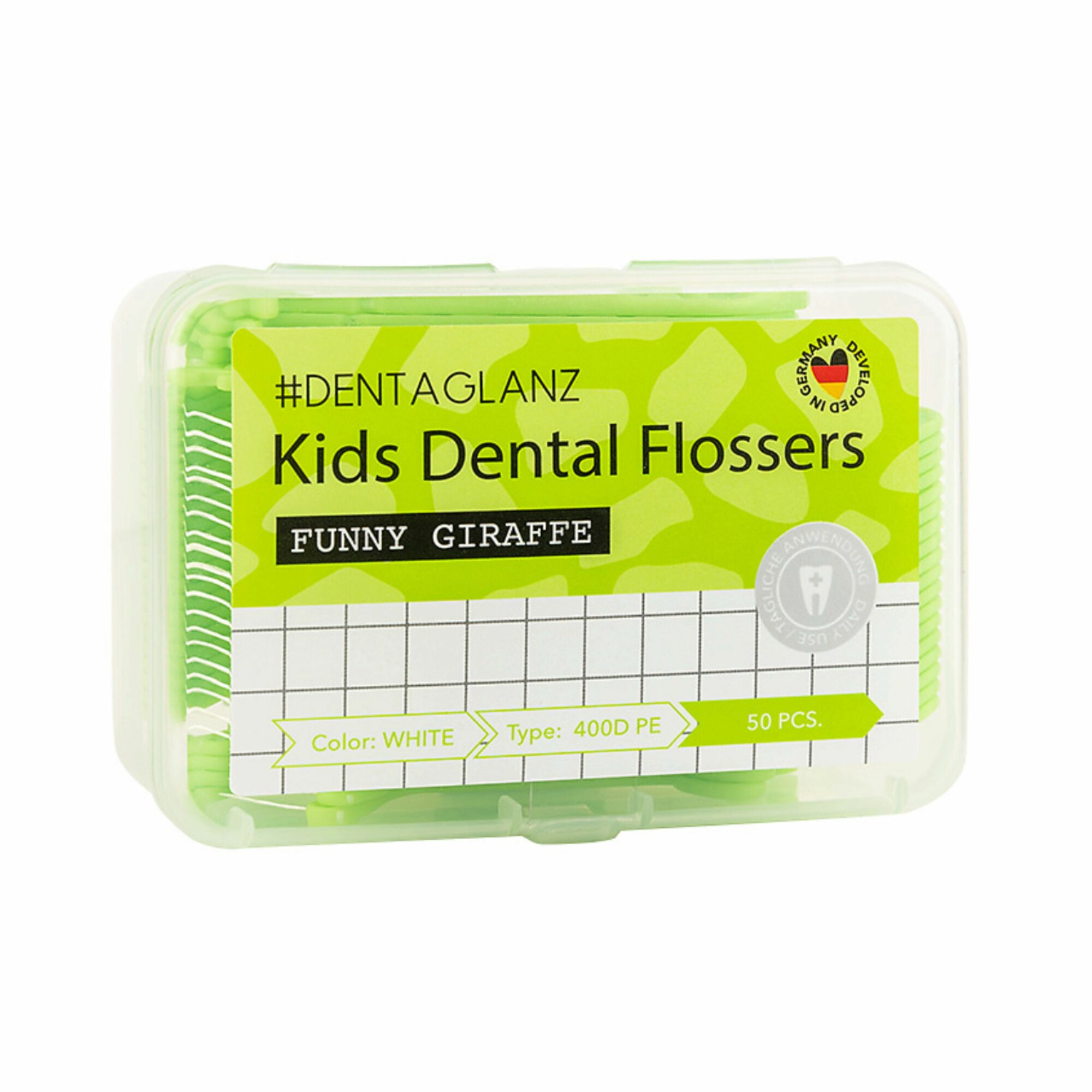 #DENTAGLANZ Флоссеры для детей Kids Dental Flossers Funny Giraffe