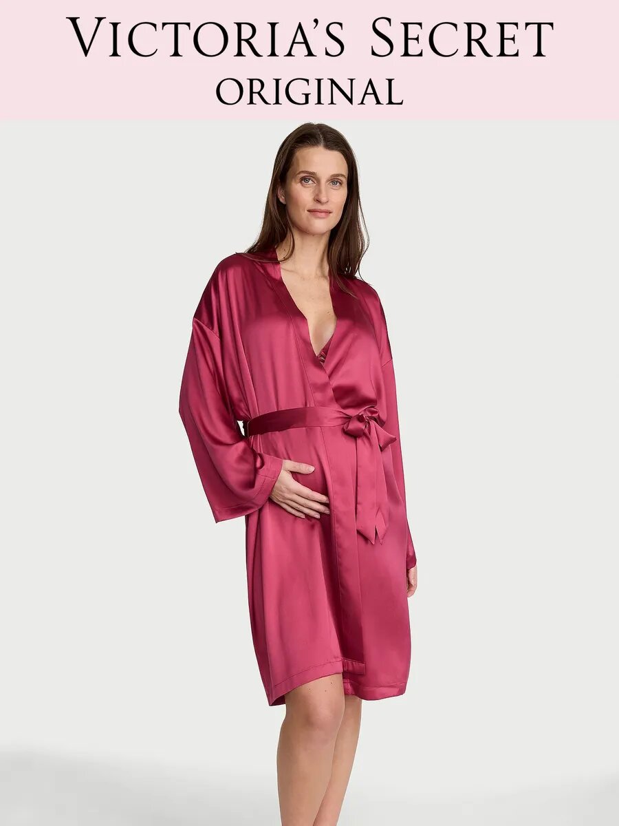 Халат Signature Satin Midi Robe