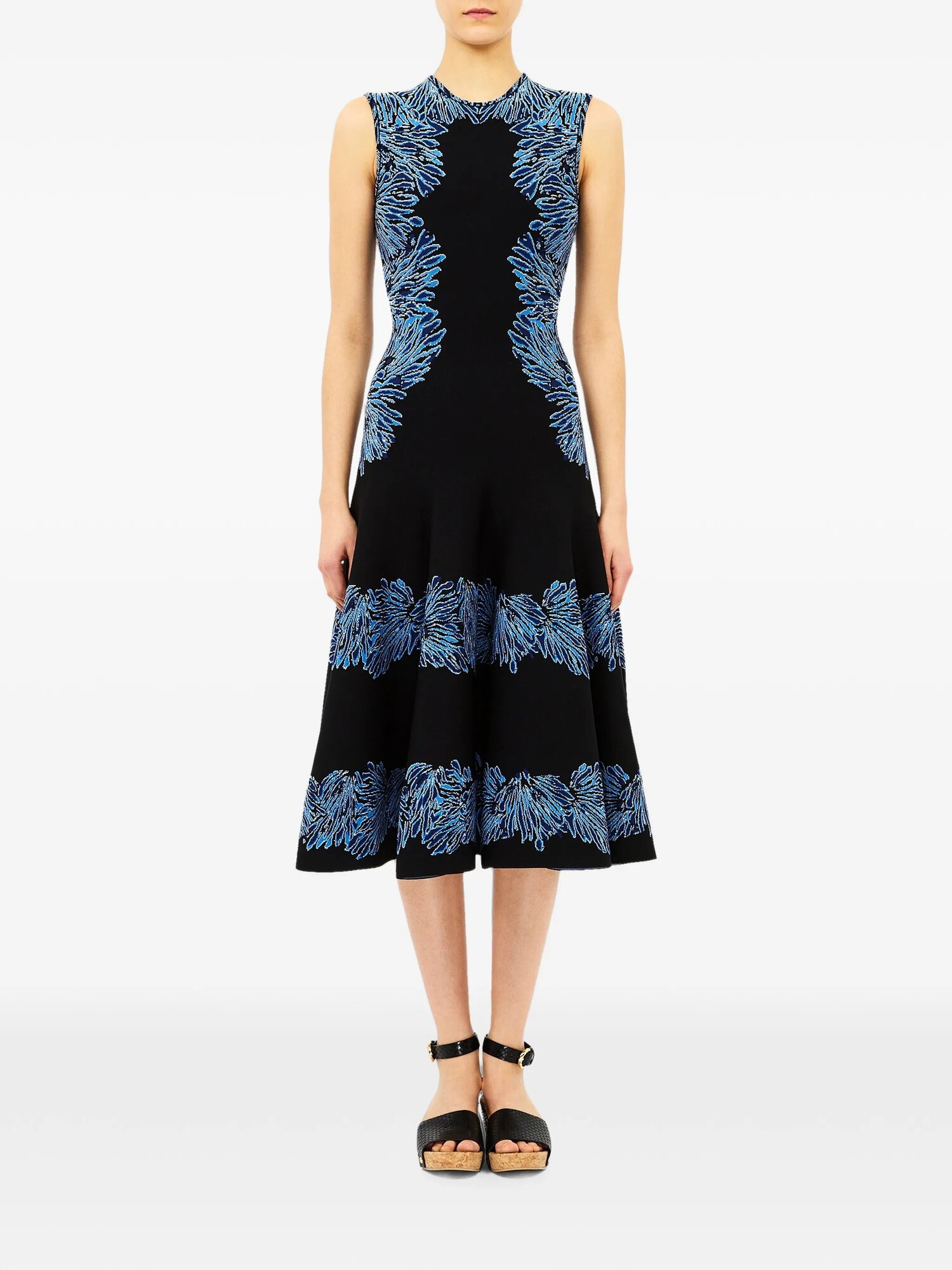 Платье Iona jacquard-knit midi dress