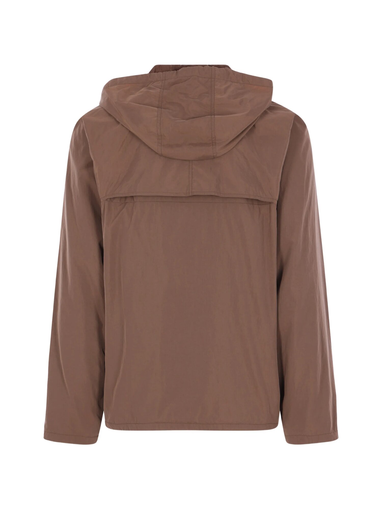 Куртка THE ROW Hooded zip-up windbreaker jacket, размер 42, коричневый — фото 1
