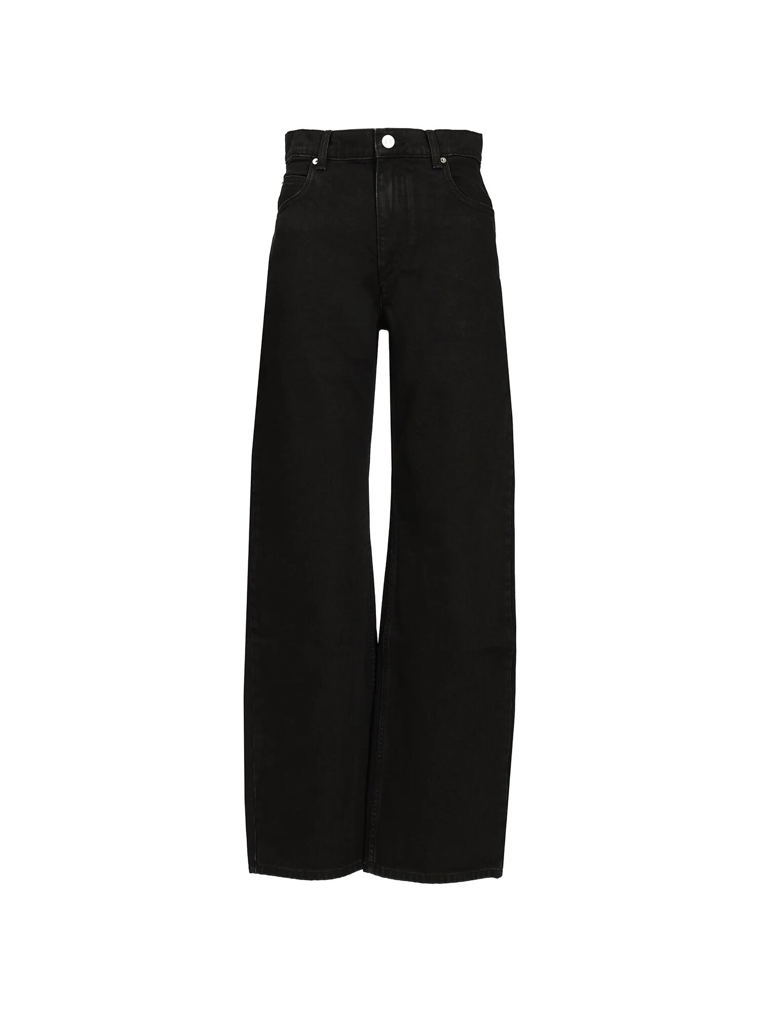 Джинсы Logo-patch wide-leg jeans 