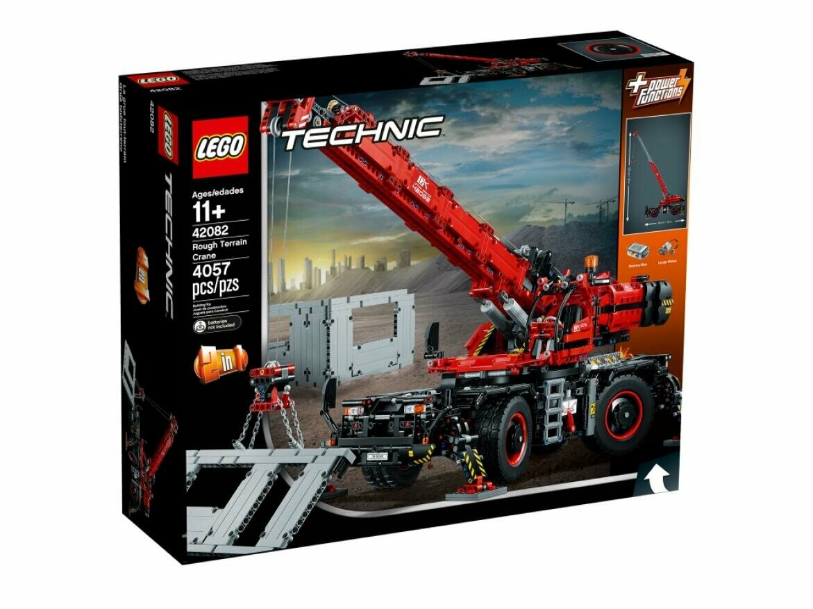 Конструктор LEGO 42082 Rough Terrain Crane (Подъёмный кран для пересечённой местности)