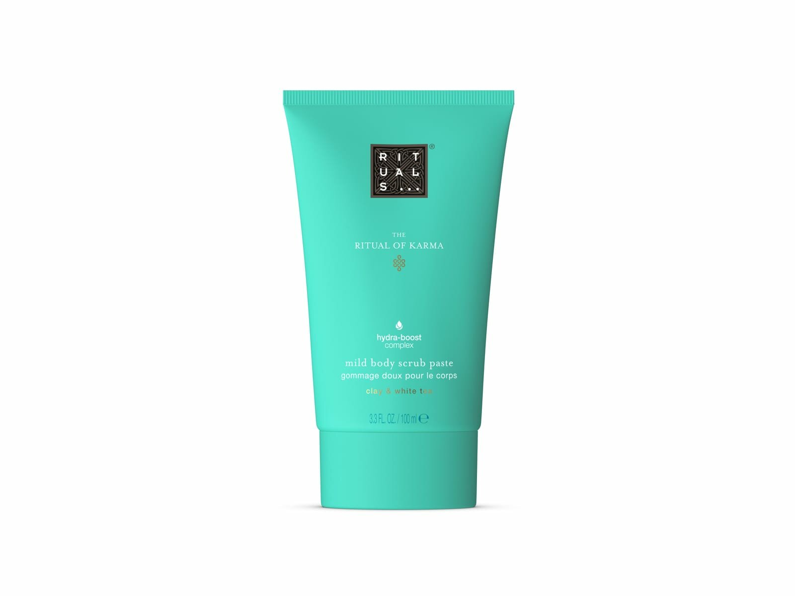 Скраб Rituals The Ritual of Karma Mild Body Scrub Скраб для тела Глина и белый чай 100 мл