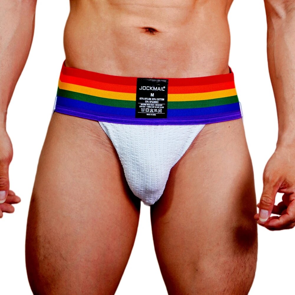 Мужские трусы-слип JOCKMAIL, белый, Цвет: 235White