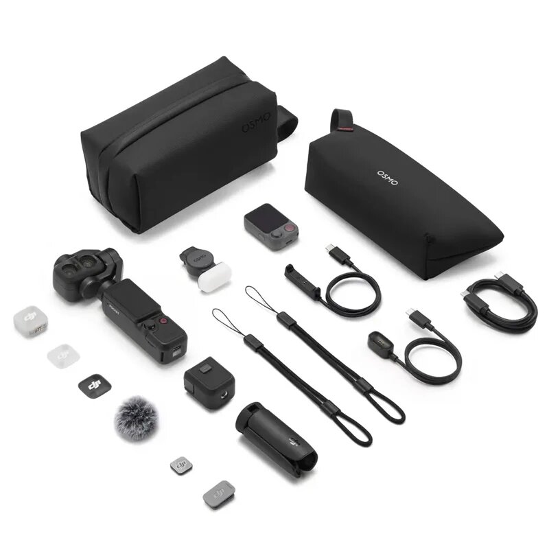 DJI Osmo Pocket 4P Черный, Vlog Combo Black