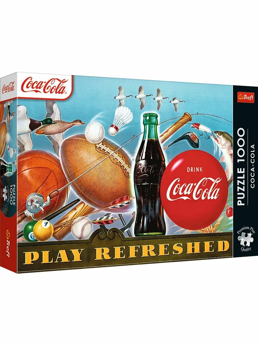 Trefl Coca-Cola: Мгновение освежения, 1000 дет Premium