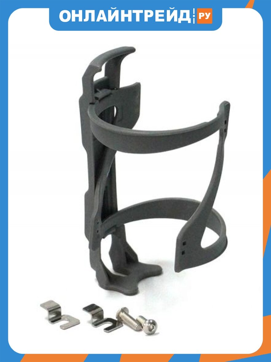 Флягодержатель V-grip CWB635-NY/GR, ABS пластик, под флягу 500-750мл, серый