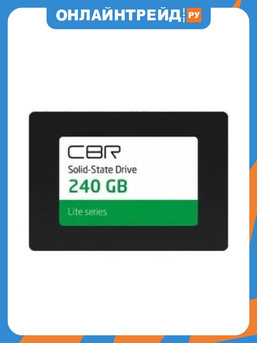 SSD диск Cbr 2.5" Lite 240GB SATA-III 3D NAND TLC (SSD-240GB-2.5-LT22)