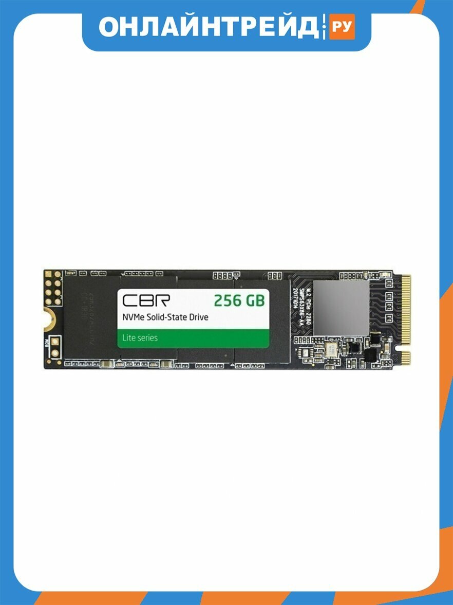 SSD диск Cbr M.2 Lite 256GB PCIe 3.0 x4 3D NAND TLC (SSD-256GB-M.2-LT22)