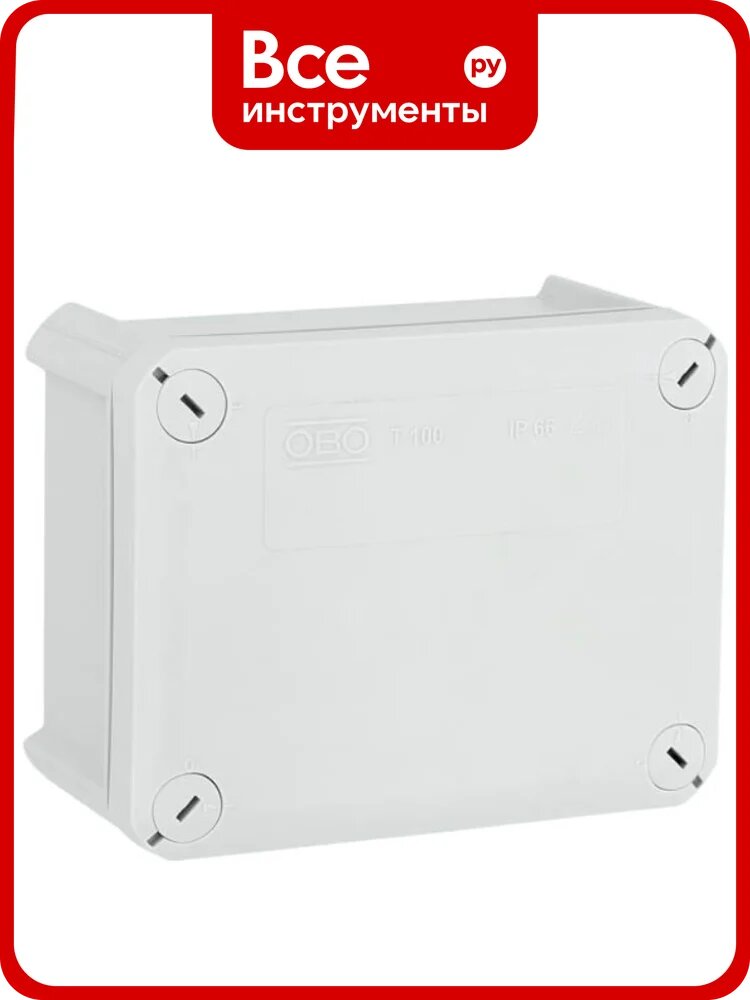 Распределительная коробка OBO Bettermann 150x116x67, полипропилен, IP 66, сплошная стенка серая