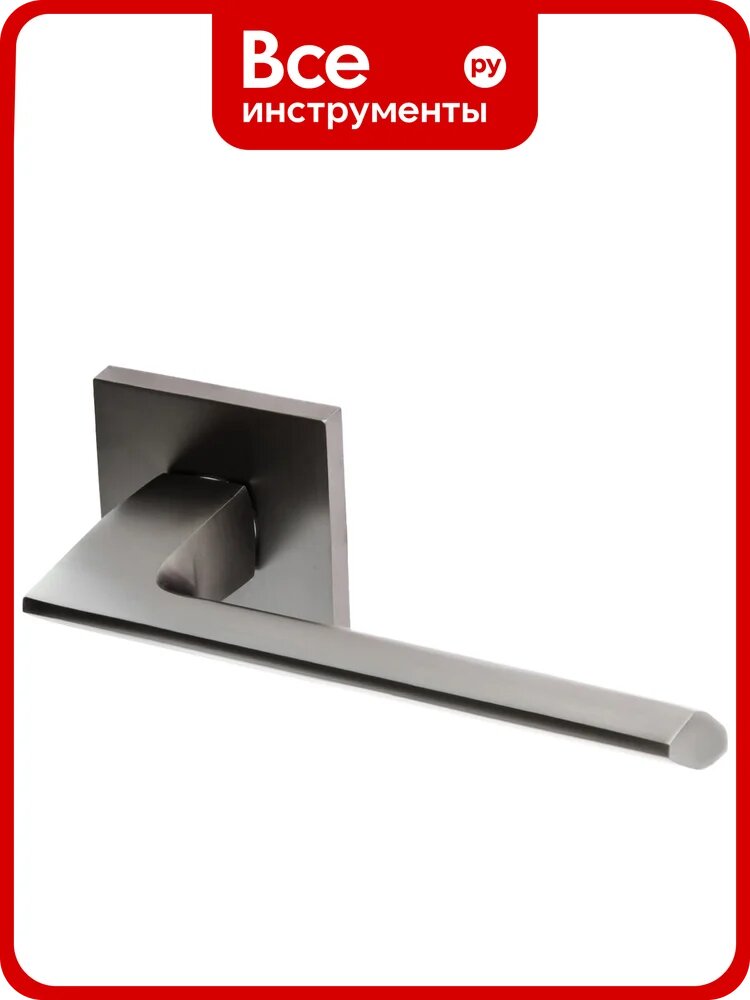 Ручка Doorlock DL Pirs A15S Slim GR графит, квадратная розетка, толщина двери 35-55 мм 73241