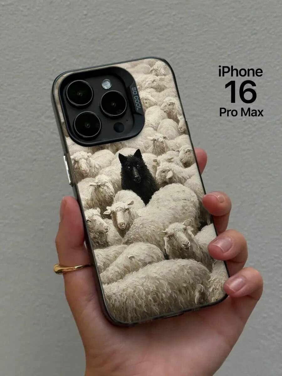 Чехол на Iphone 16 Pro Max с волком