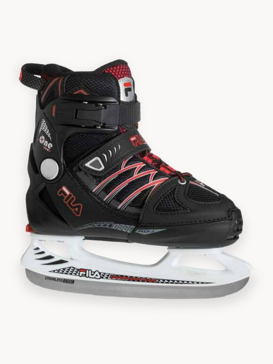 Детские раздвижные коньки Fila X-one Ice - 21/22 Black/Red р. 29-32