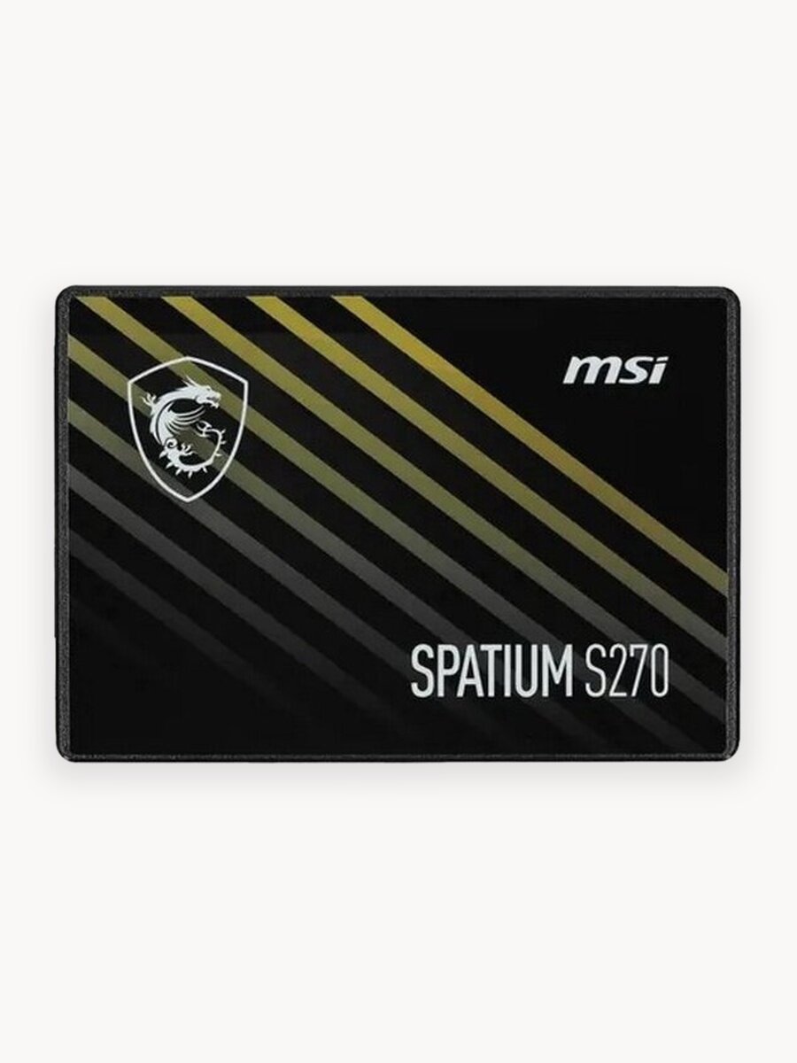 SSD диск Msi Spatium s270, 480Гб, 2.5", SATA (S78-440E350-P83)