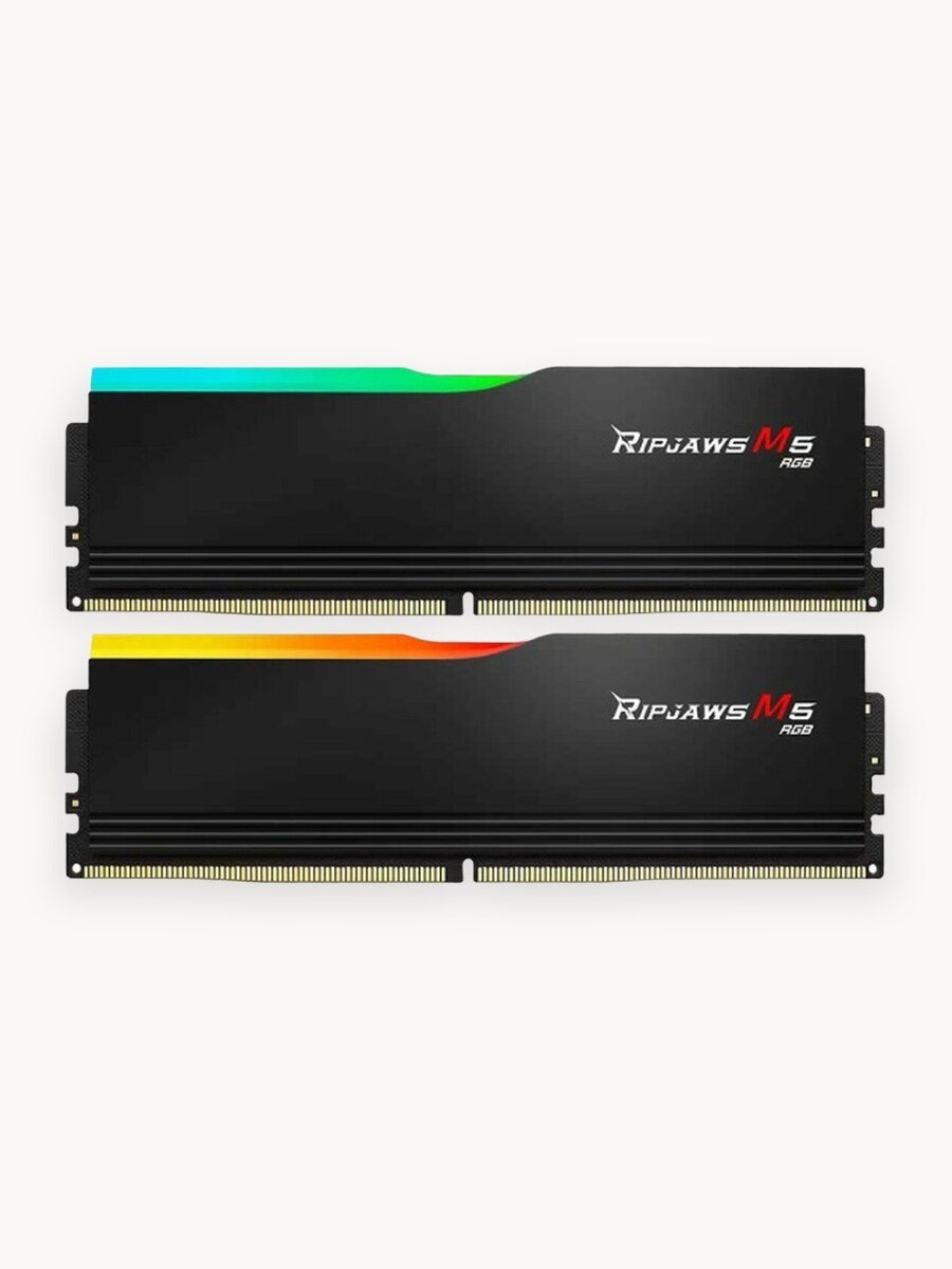 Оперативная память DIMM G.skill RIPJAWS M5 RGB 96GB (2x48GB) DDR5-6400 (F5-6400J3239F48GX2-RM5RK)