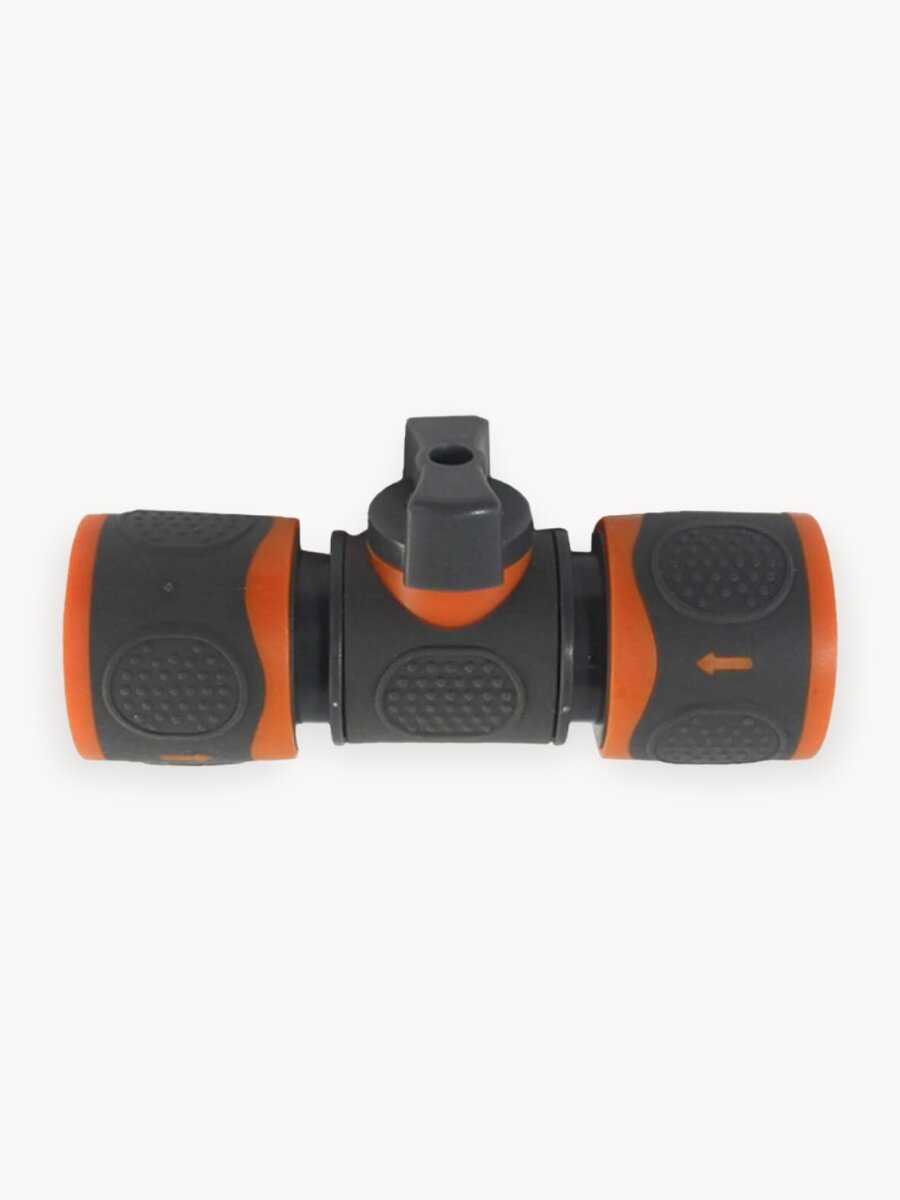 Коннектор для шланга "Быстросъем", с краном, для системы полива