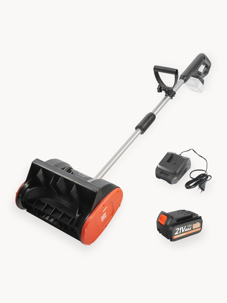 Снегоуборщик аккумуляторный ручной PATRIOT SV 41, 21В, 4 Ач АКБ, захват снега 30 см, ЗУ в комплекте, SV 41 UES