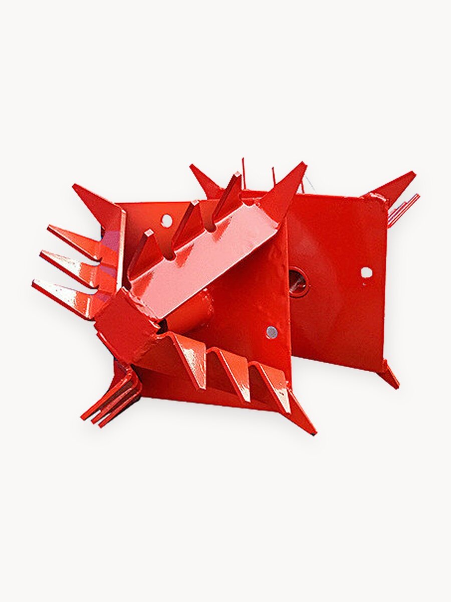 Полольники-рыхлители К ПРВ-4 на вал 25мм для мотоблоков Агат, Салют, МКМ