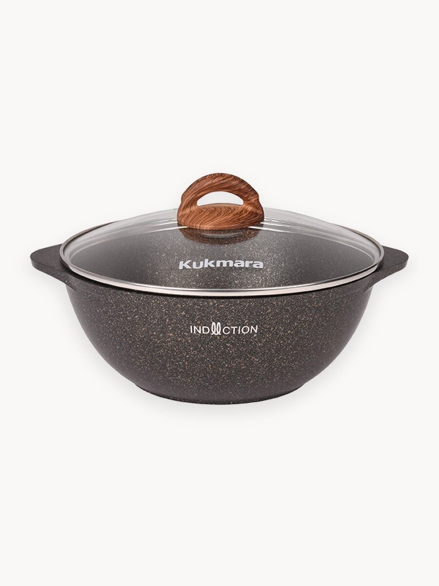 Казан 3,5л со стеклянной крышкой, АП линия "Granit Ultra Induction" (original)