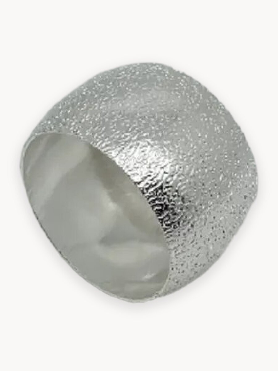 Кольца для салфеток 6 шт серебро