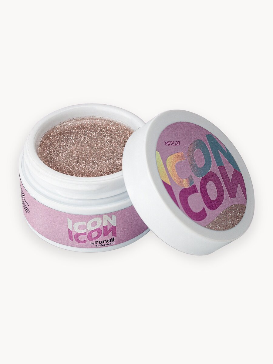 Моделирующий гель для наращивания, УФ-гель для моделирования ногтей ICON by runail professional, 15 г №МП1027