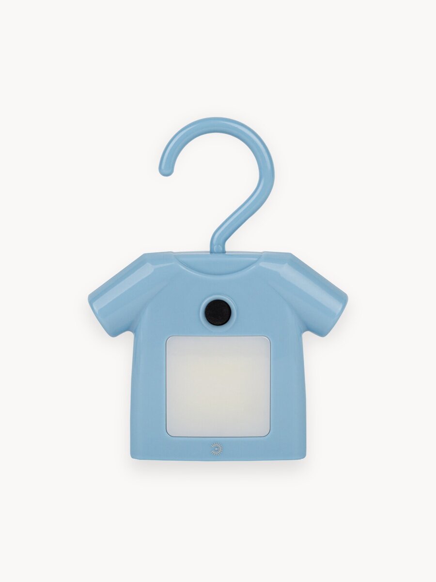 Ночник детский ЭРА NLED-485-1W-SW-BU / для сна светодиодный на батарейках магнитное крепление с крючком с выключателем