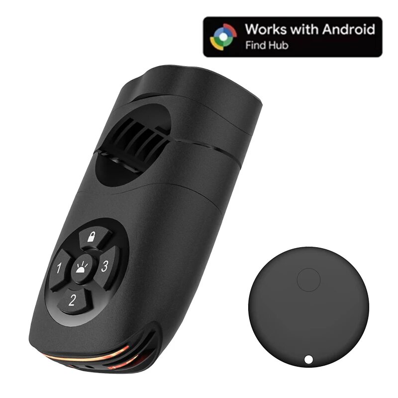 Противоугонная сигнализация для велосипеда с фонарем Black Android
