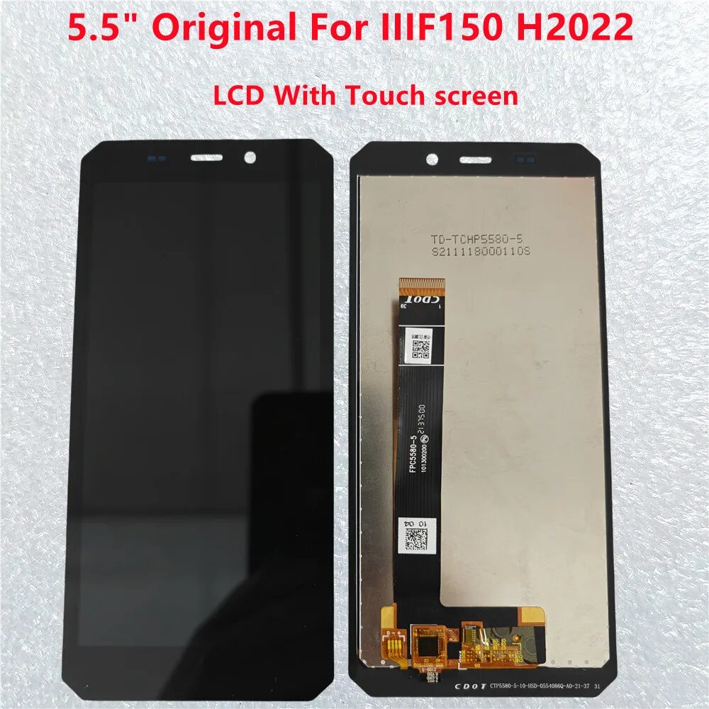 5,5 "оригинальный ЖК-дисплей для IIIF150 H2022 + преобразователь сенсорного экрана в сборе, сменный ремонт стекла для дисплея IIIF150 H2022