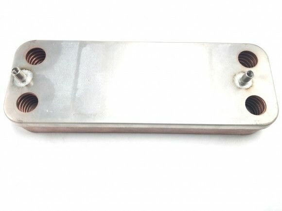 Теплообменник для котла JUNKERS Euroline, Appliance, Ceraclass ГВС 12 пластин (припой медь)