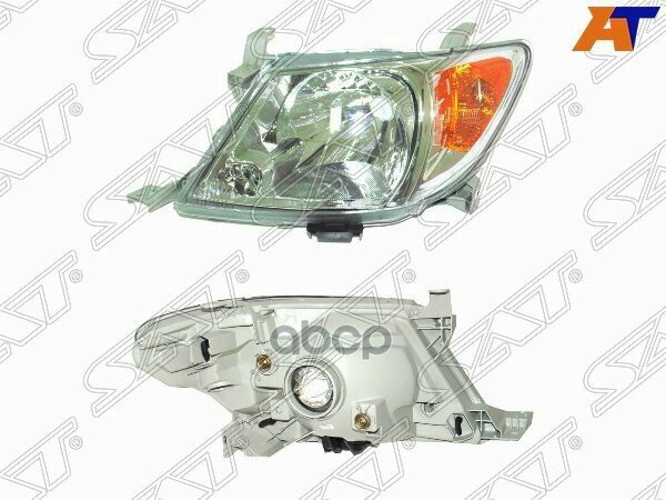 Фара Toyota Hilux Pick Up 04-08 (Слева/ Галоген/ Ручная регулировка) Sat арт. ST-212-11G9L-LD-E