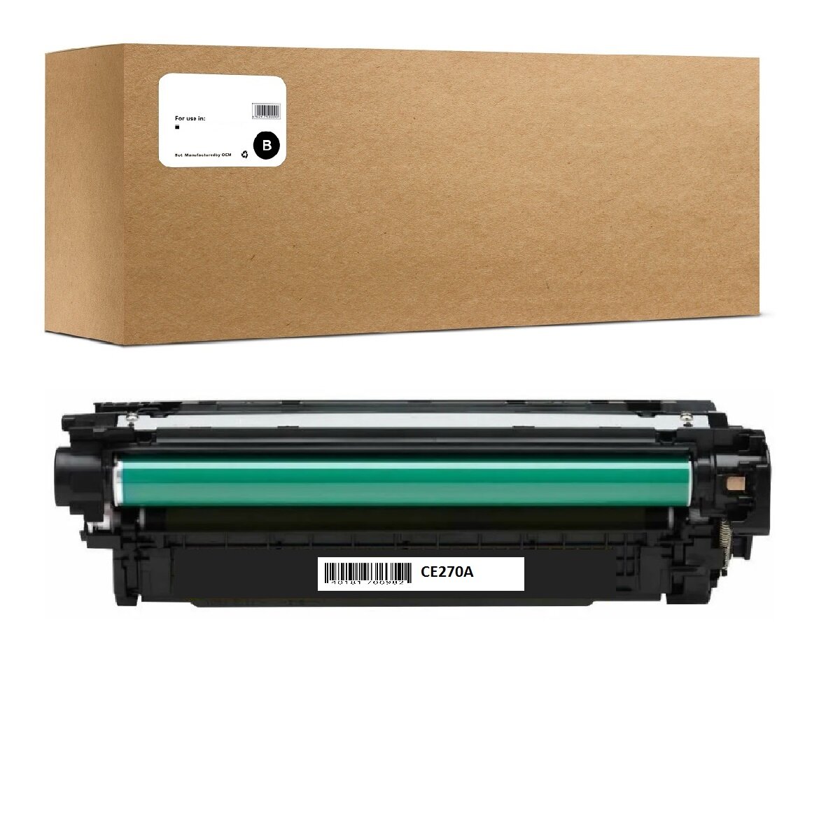 Картридж CE270A для HP CLJ CP 5525 13,5K black Compatible (совместимый)