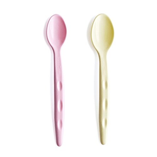 Набор детских ложек BabyJem Pink-Yellow 494
