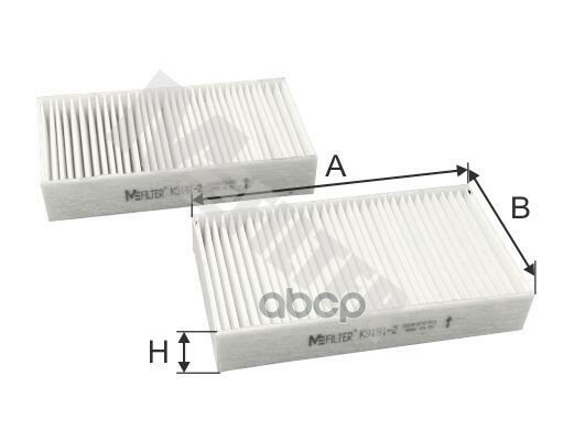 Фильтр салона M-Filter арт. K9191-2