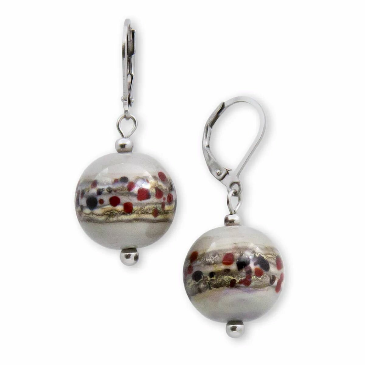 Серьги, муранское стекло