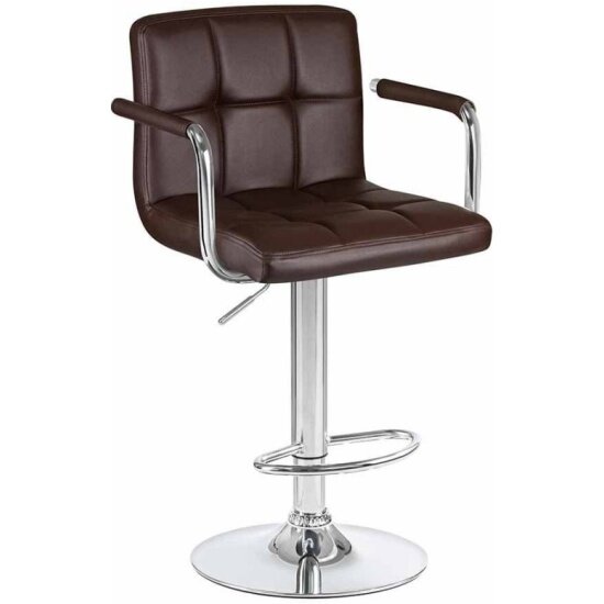 Стул барный Dobrin 5011-LM KRUGER ARM, коричневый