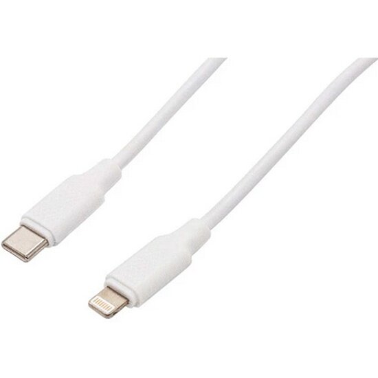 Кабель Filum USB 2.0, USB Type-С(M)-Lightning(M), белый, 3 А, 1.8 м.