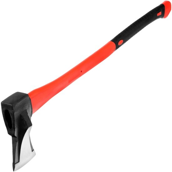 Топор-колун Matrix с клиновидным полотном 3000 г, фибергласовое обрезиненное топорище 900 мм, , 21817