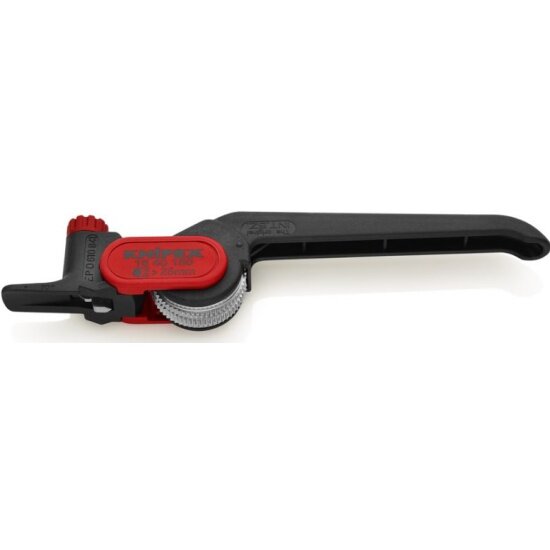 Инструмент для удаления изоляции Knipex 1640150, 150 mm, для круглых кабелей до 25мм, глубина реза до 5мм, сменные ножи