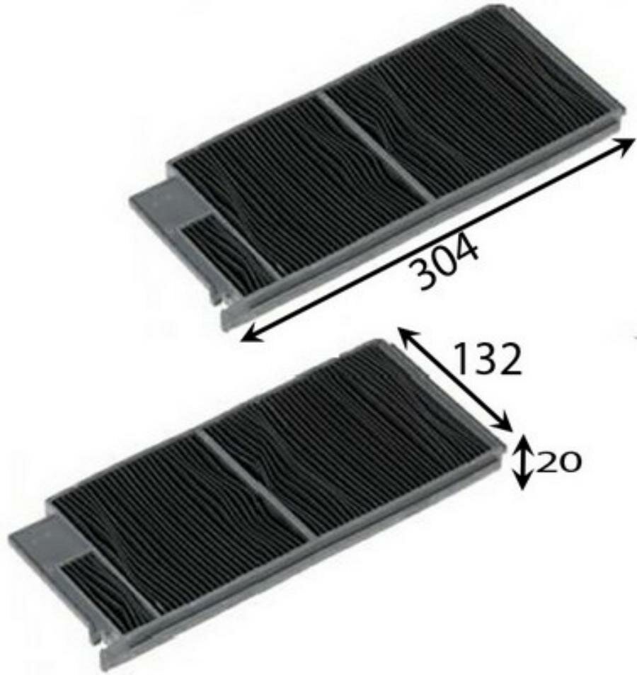 JS ASAKASHI AC1506CSET Фильтр салона TOYOTA LC100 02-07/LX470 02-07 угольный (упак.2шт.)