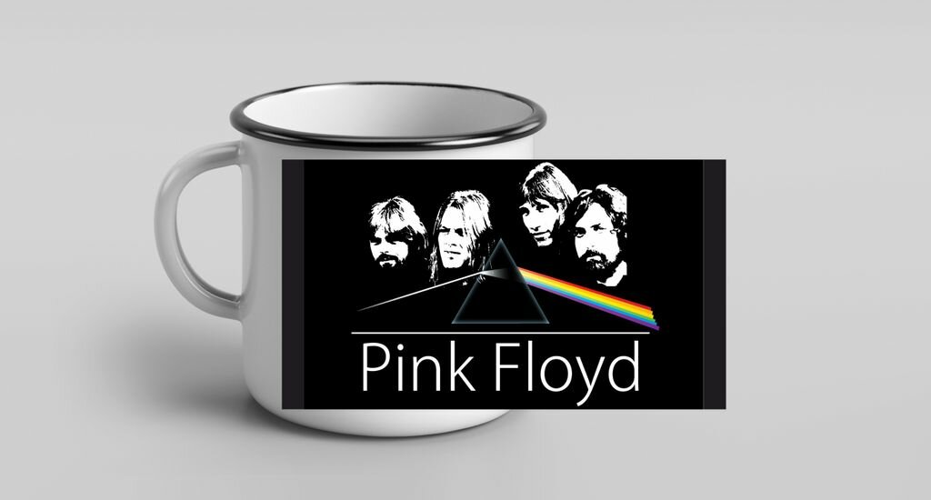 Кружка эмалированная Pink Floyd, Пинк Флойд №5