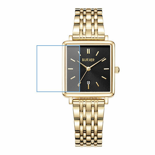 Скрин Мобайл защитный экран для часов Burker Daisy Gold Black из нано стекло 9H