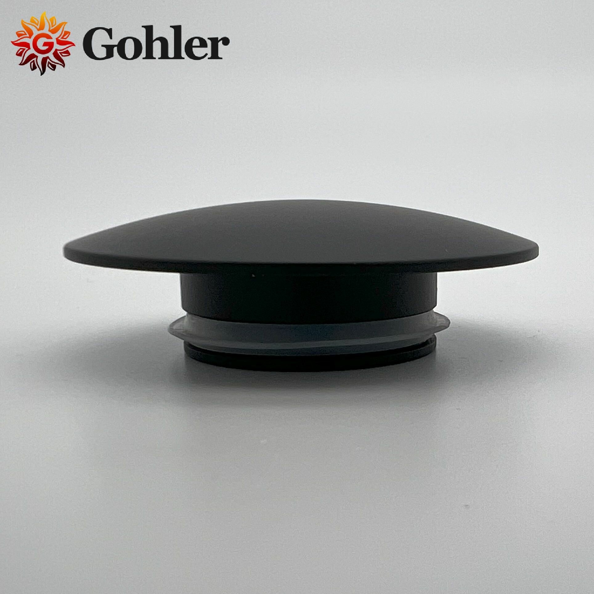 Крышка донного клапана черная