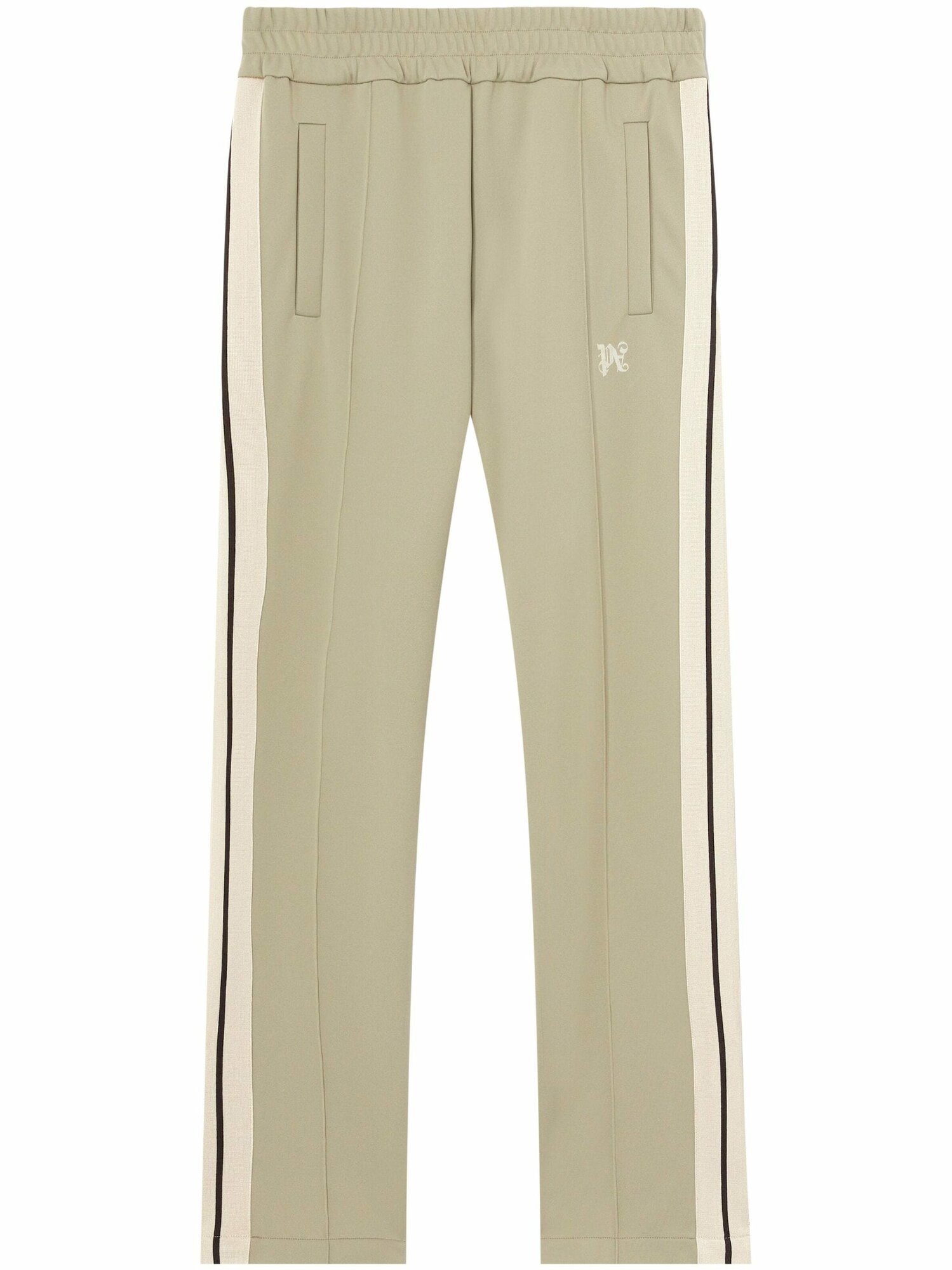 Брюки Брюки в полоску с вышитой монограммой