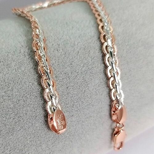 Жесткий браслет FJ Fallon Jewelry, размер 19 см, золото — фото 1