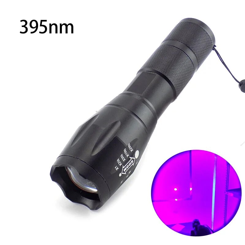QvvCev УФ-фонарик 365/395 нм 395nm