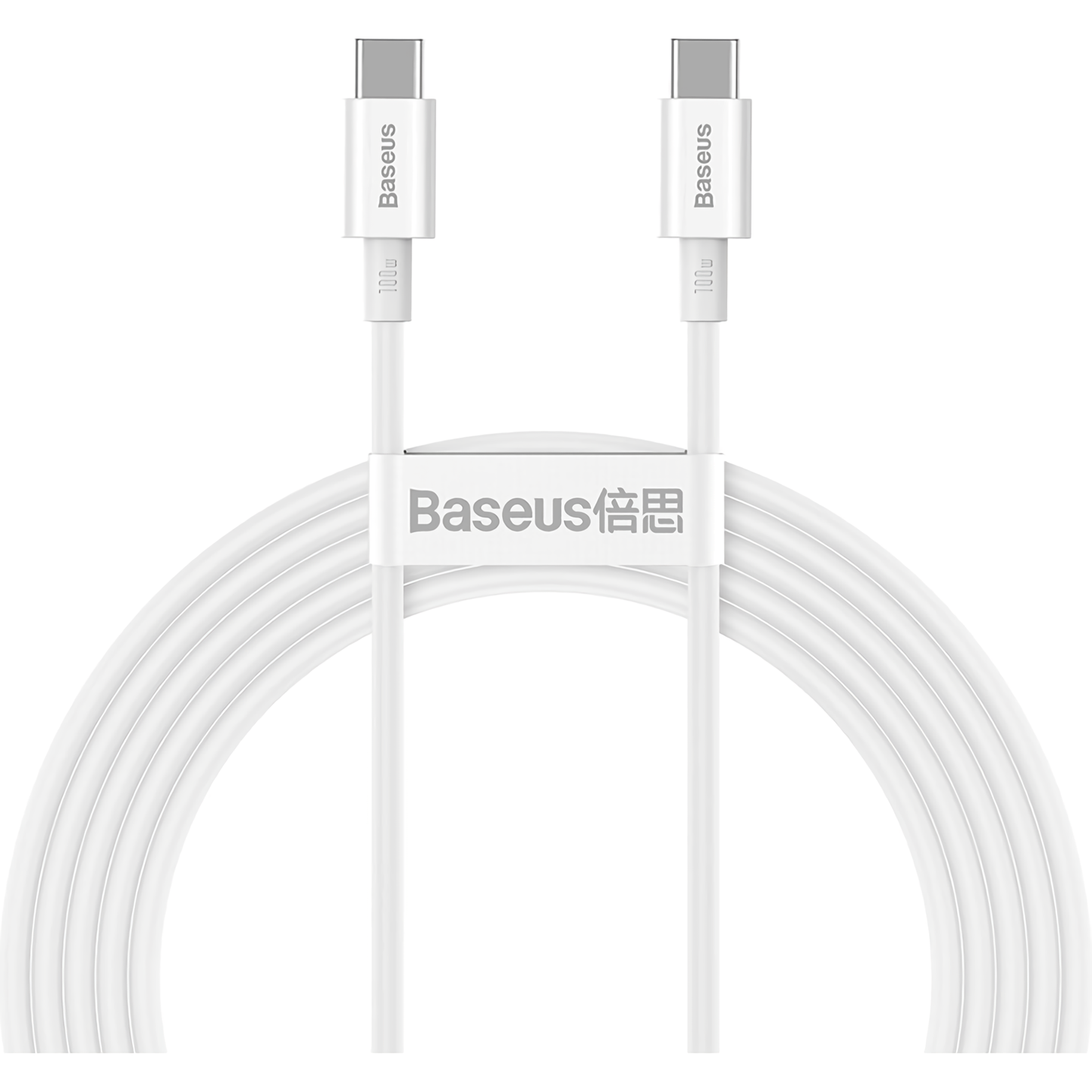 Кабель Baseus CATYS-B02 Superior Series Fast Charging Data Cable Type-C to Type-C (PD 100W) 1m White