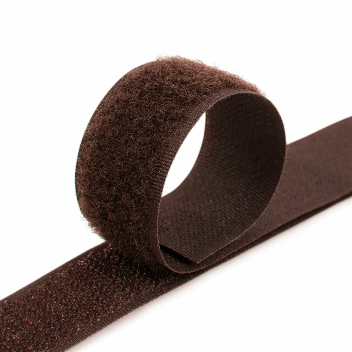 Липучка для шитья, лента липучка "Gamma" 16 мм LG-16 цв. 25 м №107 коричневый