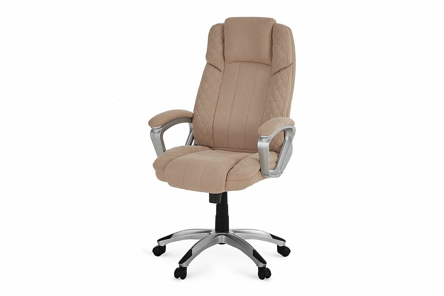 Кресло рабочее Hoff Bastion, на колесах, обивка ткань, цвет хаки