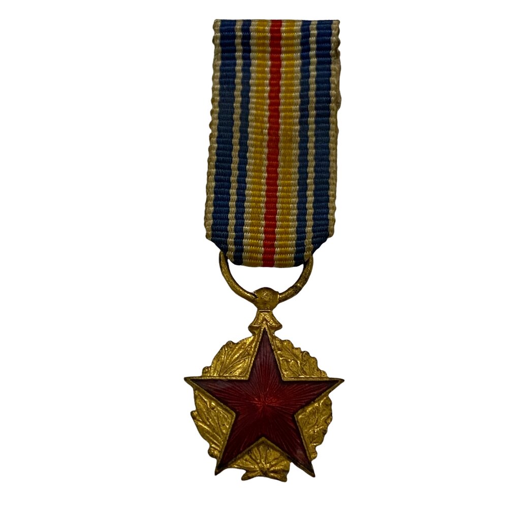 Франция, фрачная медаль "За боевое ранение" (неофициальная версия) 1930-1980 гг.