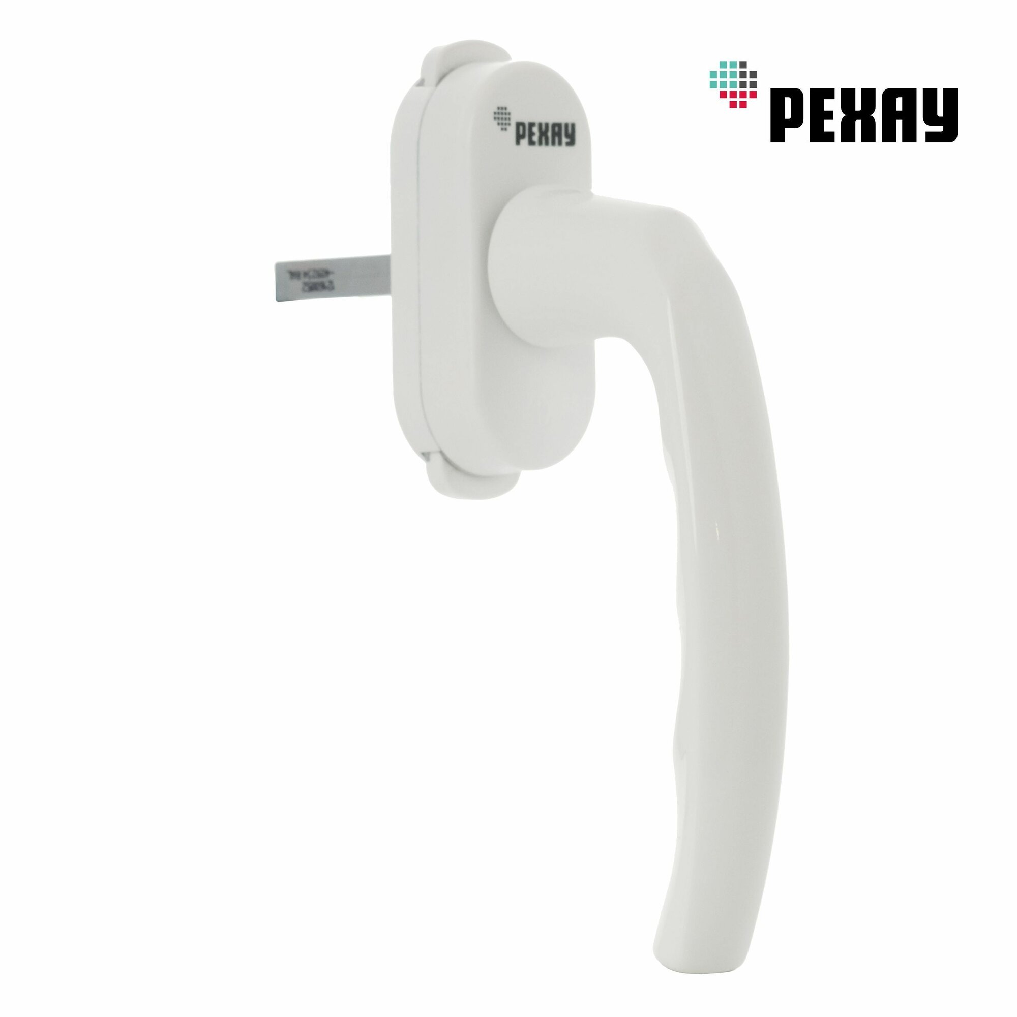 Ручка оконная рехау FREYA для пластиковых окон / для балконной двери / ограничитель блокиратор KISI, белый